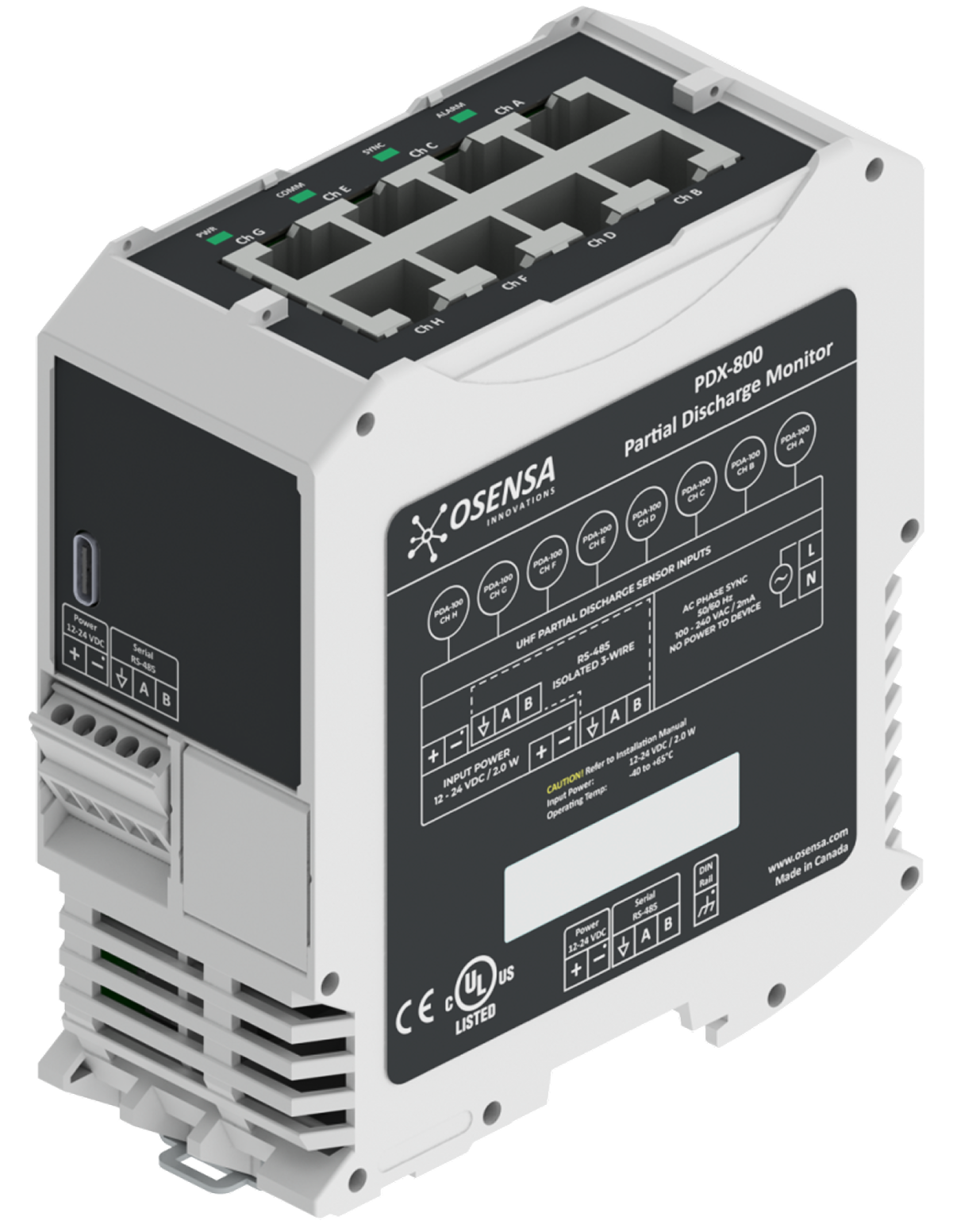 PDX-800 | Partial Discharge Solutions | Osensa Innovations